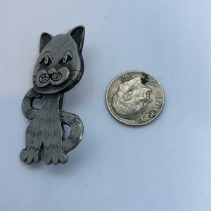 Jewelry | Vintage Metzke Cat Brooch Pin | Poshmark